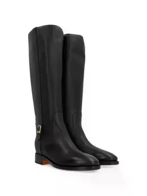 Santoni Buckle-detail Knee-high Boots