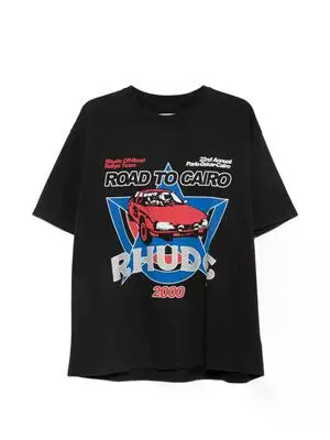 Rhude Graphic-print T-shirt - Black
