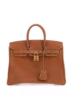 Hermès 2022 25 Birkin Tote Bag - Brown