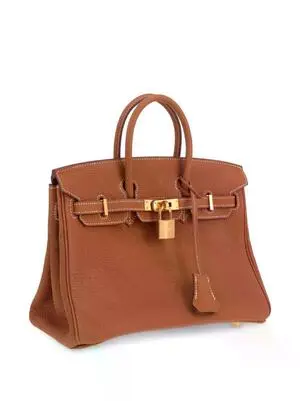 Hermès 2022 25 Birkin Tote Bag - Brown