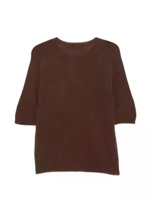 LUISA CERANO Cashmere Patch-pocket Raglan-sleeve Sweater