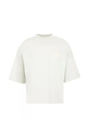 Fear Of God Logo-print Drop-shoulder T-shirt - Neutrals