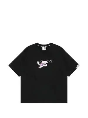 AAPE BY *A BATHING APE Moonface Rabbit-embroidered T-shirt