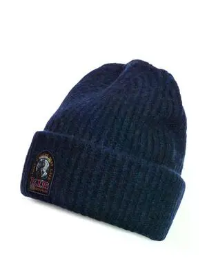 PARAJUMPERS Mooneye Rib-knit Beanie Hat - Blue