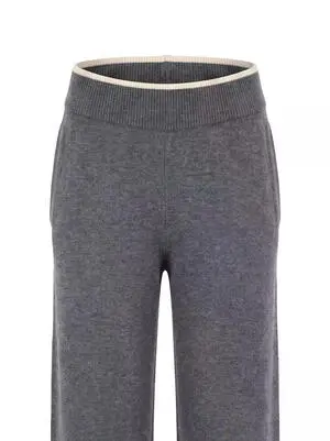Pinko Ribbed-knit Wool Track Pants