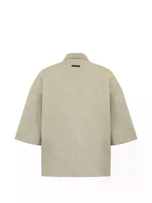 Fear Of God Essentials Panelled Cropped Polo Shirt