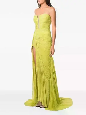 NORINA ST Viva Ruched Strapless Maxi Dress