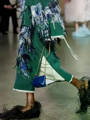 Erdem Micro Bloom Velvet Mini Bag