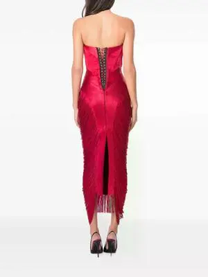 NORINA ST Aura Fringed Midi Dress