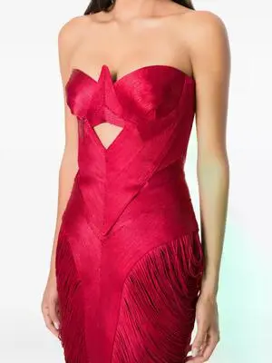 NORINA ST Aura Fringed Midi Dress