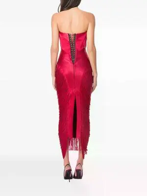 NORINA ST Aura Fringed Midi Dress