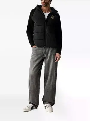 AERONAUTICA MILITARE Quilted Knit-sleeve Jacket