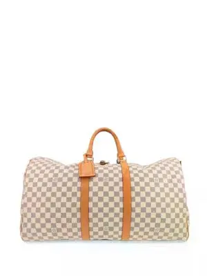 LOUIS VUITTON 2006 Damier Azur Keepall Luggage - Neutrals