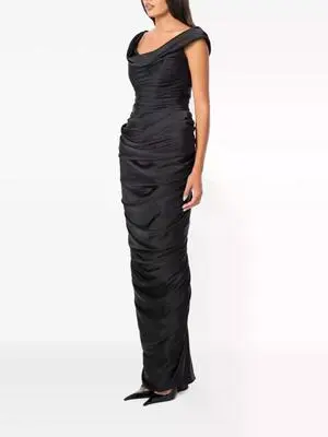 NORINA ST Off-shoulder Ruched Maxi Dress