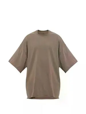 Rick Owens Raw-edge T-shirt - Brown