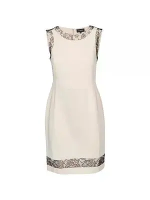 La Perla Lace-trimmed Shift Mini Dress