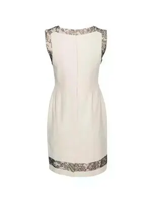 La Perla Lace-trimmed Shift Mini Dress
