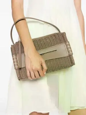 JW Anderson Woven Loafer Zip-up Tote Bag