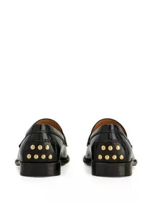 TOD'S Gommino Leather Loafers - Black