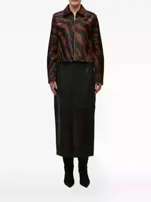Simkhai Daria Zebra-print Jacket