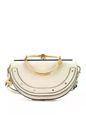 Chloé Nile Leather Mini Crossbody Bag - Orange