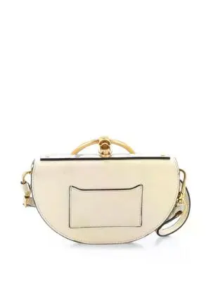 Chloé Nile Leather Mini Crossbody Bag - Orange