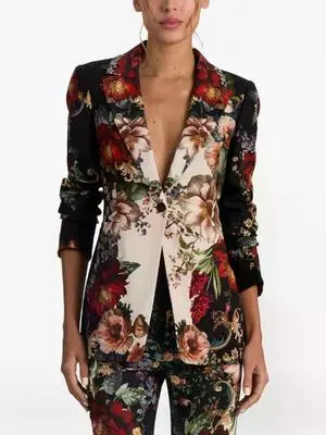 Alice + Olivia Breann Floral-print Blazer