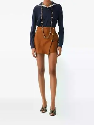 Versace Nappa Plongé Mini Skirt