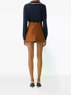 Versace Nappa Plongé Mini Skirt