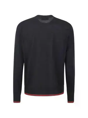Gucci Wool Knit Sweater With Web