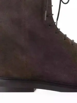 Legres Lace-up Suede Ankle Boots