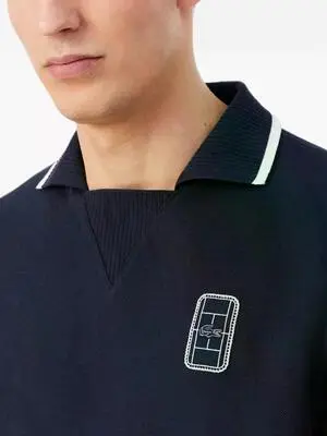 Lacoste Logo-patch V-neck T-shirt