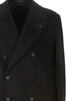 Tagliatore Double-breasted Peak-lapel Coat