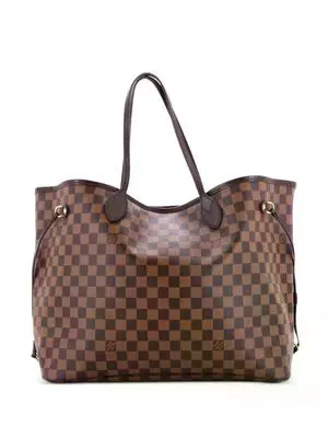 LOUIS VUITTON Neverfull Nm Damier Gm Tote Bag - Brown