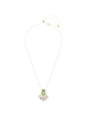 SWAROVSKI Gema Crystal-embellished Drop Necklace - Gold