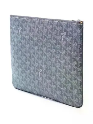Goyard Senat Mm Clutch Bag - Grey