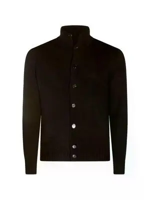 ZANONE Button-up High-neck Cardigan - Brown