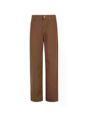 Max Mara Logo-patch Wide-leg Trousers