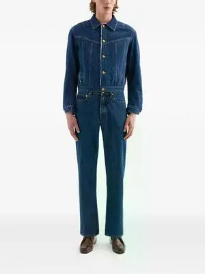 JIL SANDER Fleece-lined Denim Jacket