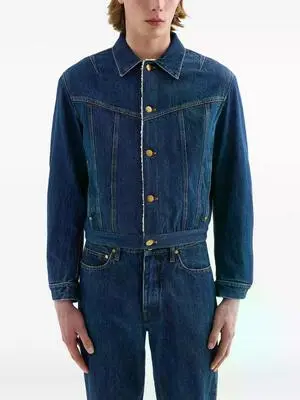 JIL SANDER Fleece-lined Denim Jacket