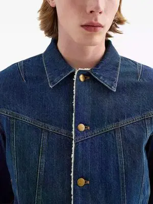 JIL SANDER Fleece-lined Denim Jacket