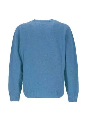 SEBAGO Gilead Crew-neck Wool Sweater - Blue