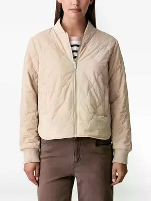 Scotch & Soda Reversible Quilted Bomber Jacket - Neutrals