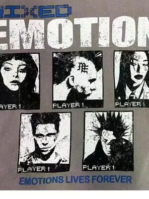 Mixed Emotion Gallery Distressed-effect T-shirt
