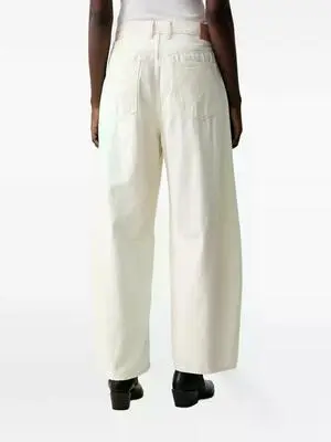 Scotch & Soda Logo-patch Wide Leg Jeans