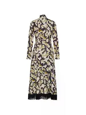 Cara Cara Troy Fringed-hem Midi Dress