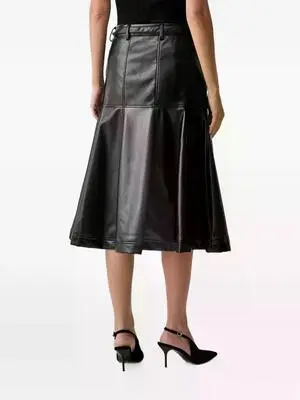 SILVIAN HEACH Belted Panelled Midi Skirt