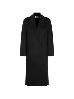 THE DYNAMIS STUDIO Double-breasted Coat - Black