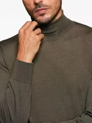 Caruso Roll-neck Long-sleeve Sweater
