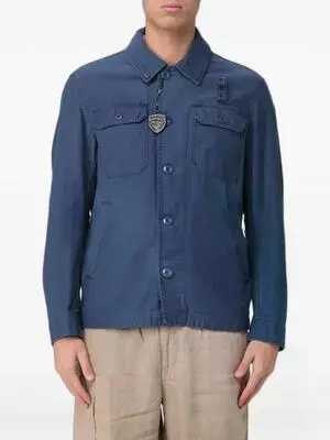 BLAUER. Cotton-canvas Jacket - Blue